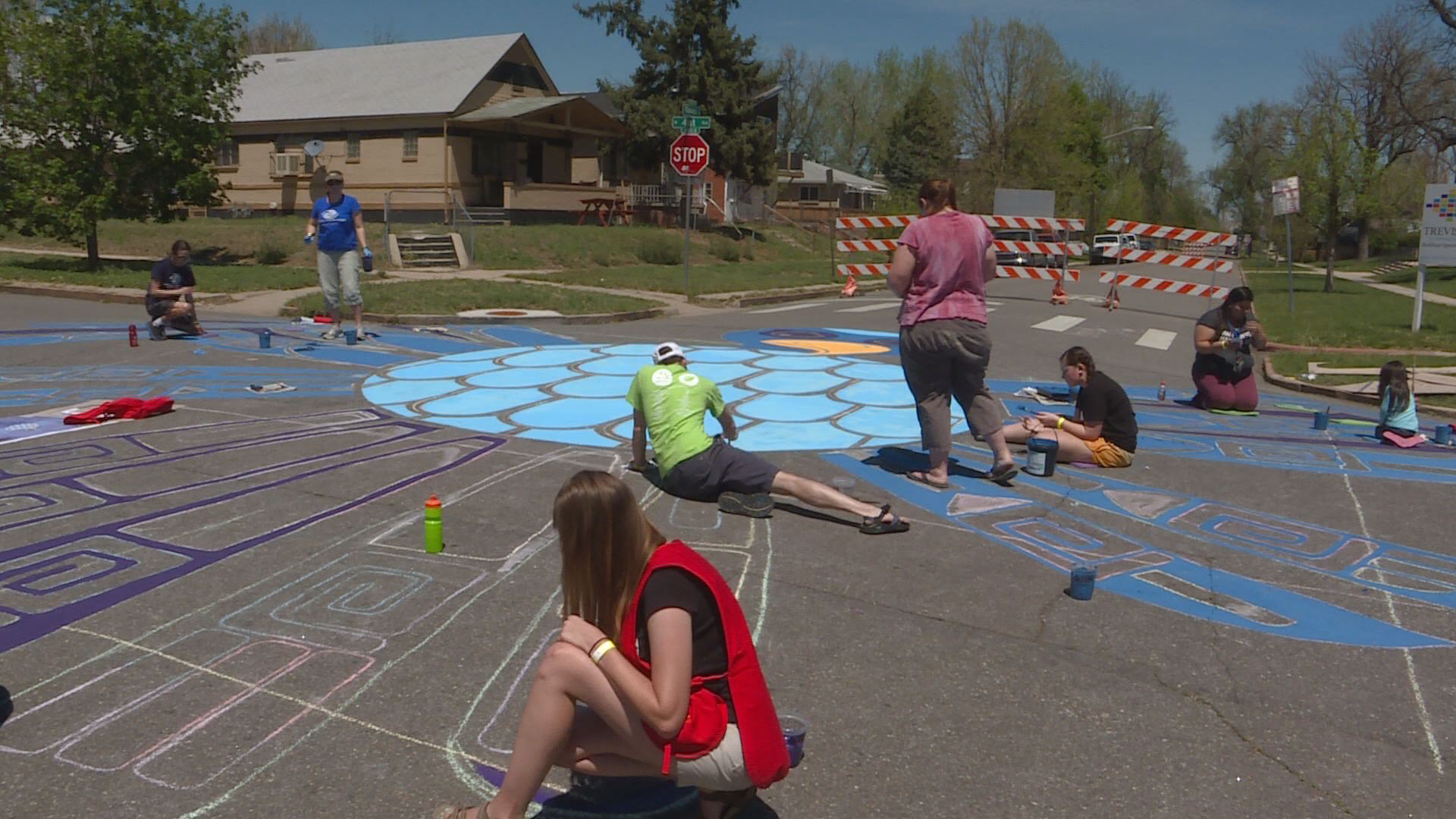 New street mural in Denver's Sunnyside neighborhood to promote active ...
