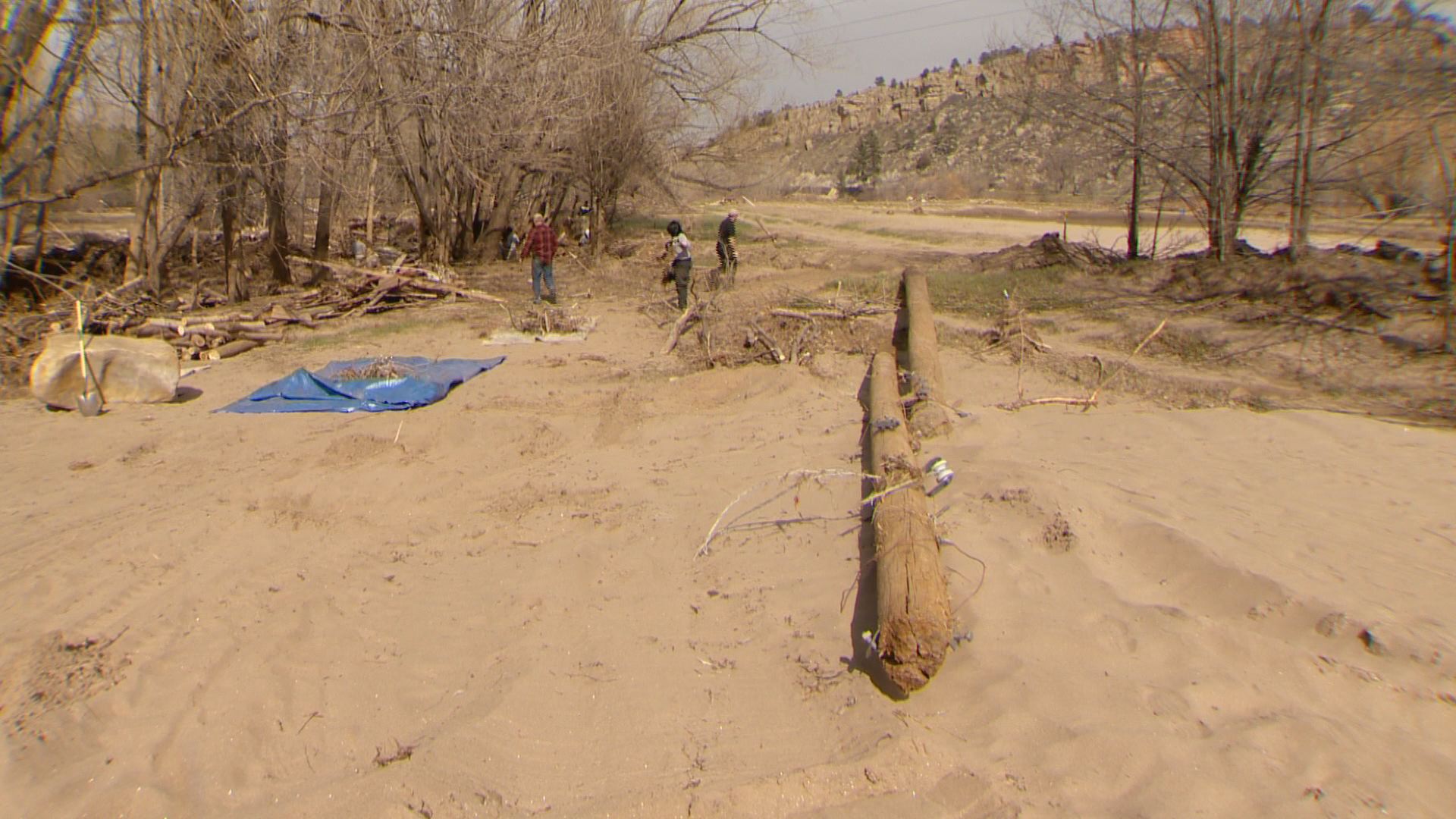 Flood debris used to fix river damage, prevent flooding | 9news.com