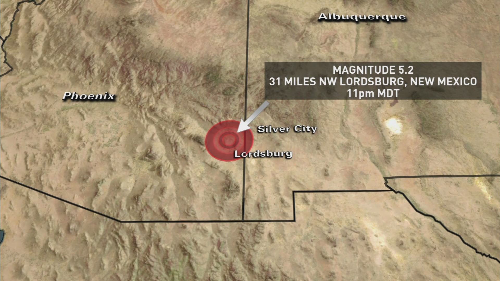 Earthquake shakes parts of Arizona and New Mexico | 9news.com