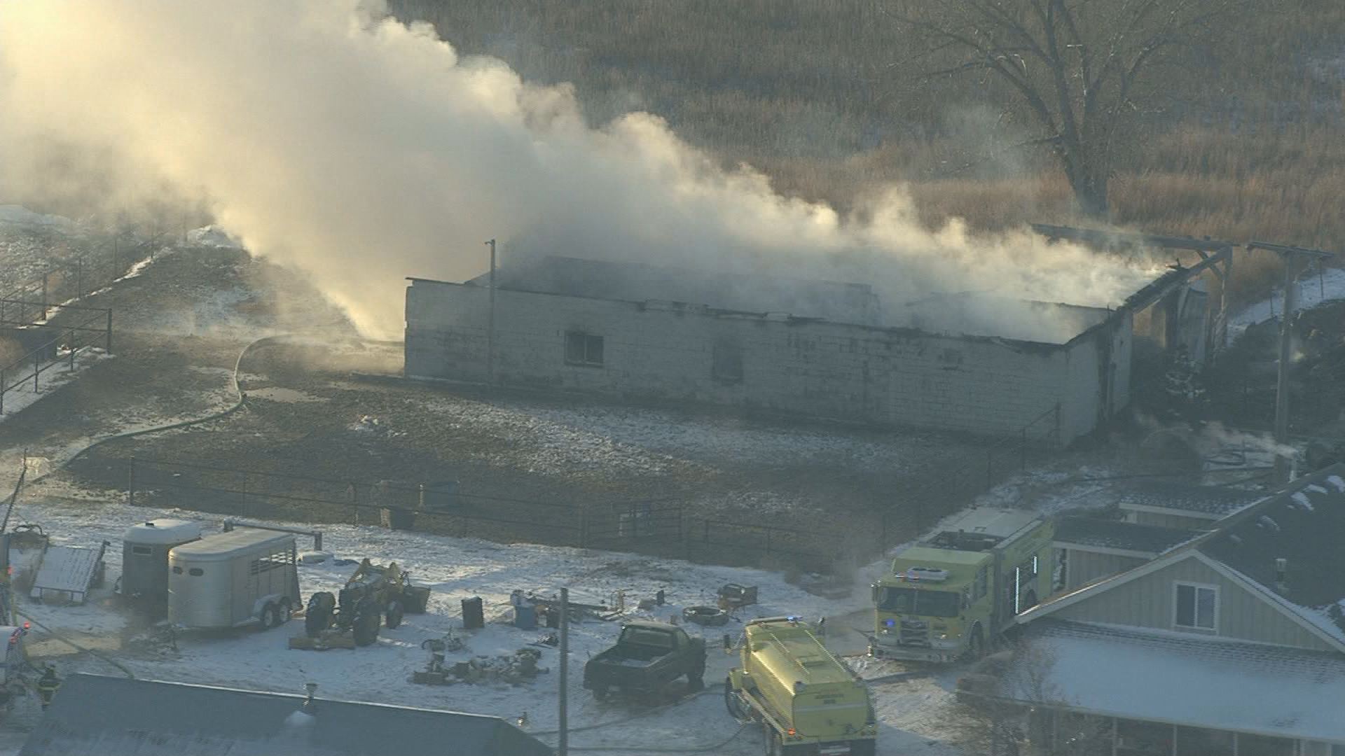 Barn fire in Weld County | 9news.com