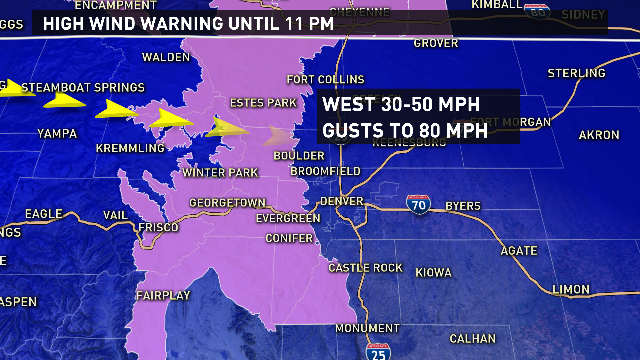 Chinook winds pound foothills and mountain | 9news.com