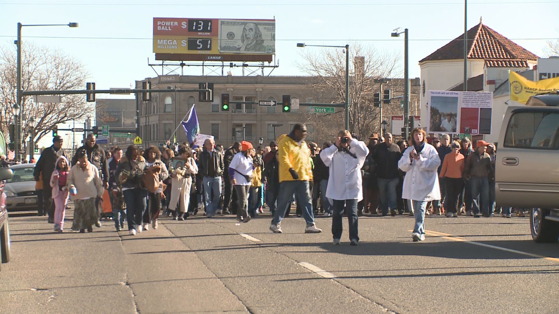 Tens of thousands march in Denver MLK 'marade' | 9news.com