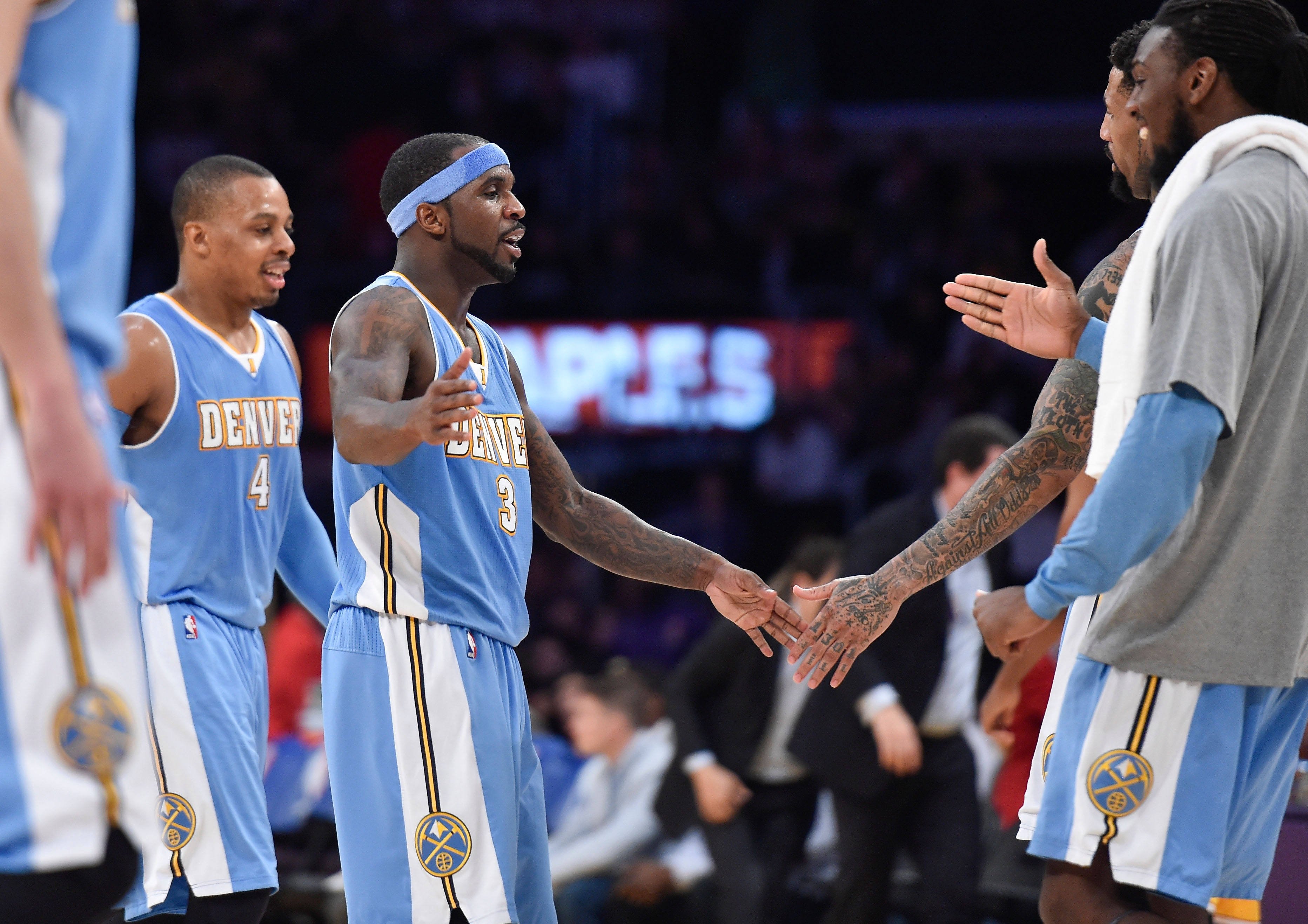 Lawson leads Denver past Lakers to end losing streak | 9news.com