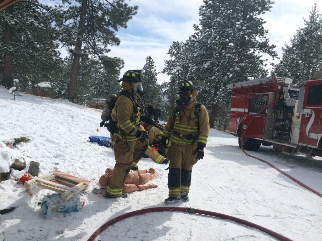 Fighting fire in snow poses unique challenge | 9news.com