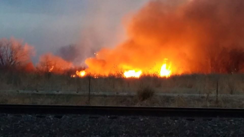 Firefighters keep wildfire from spreading near Fowler | 9news.com