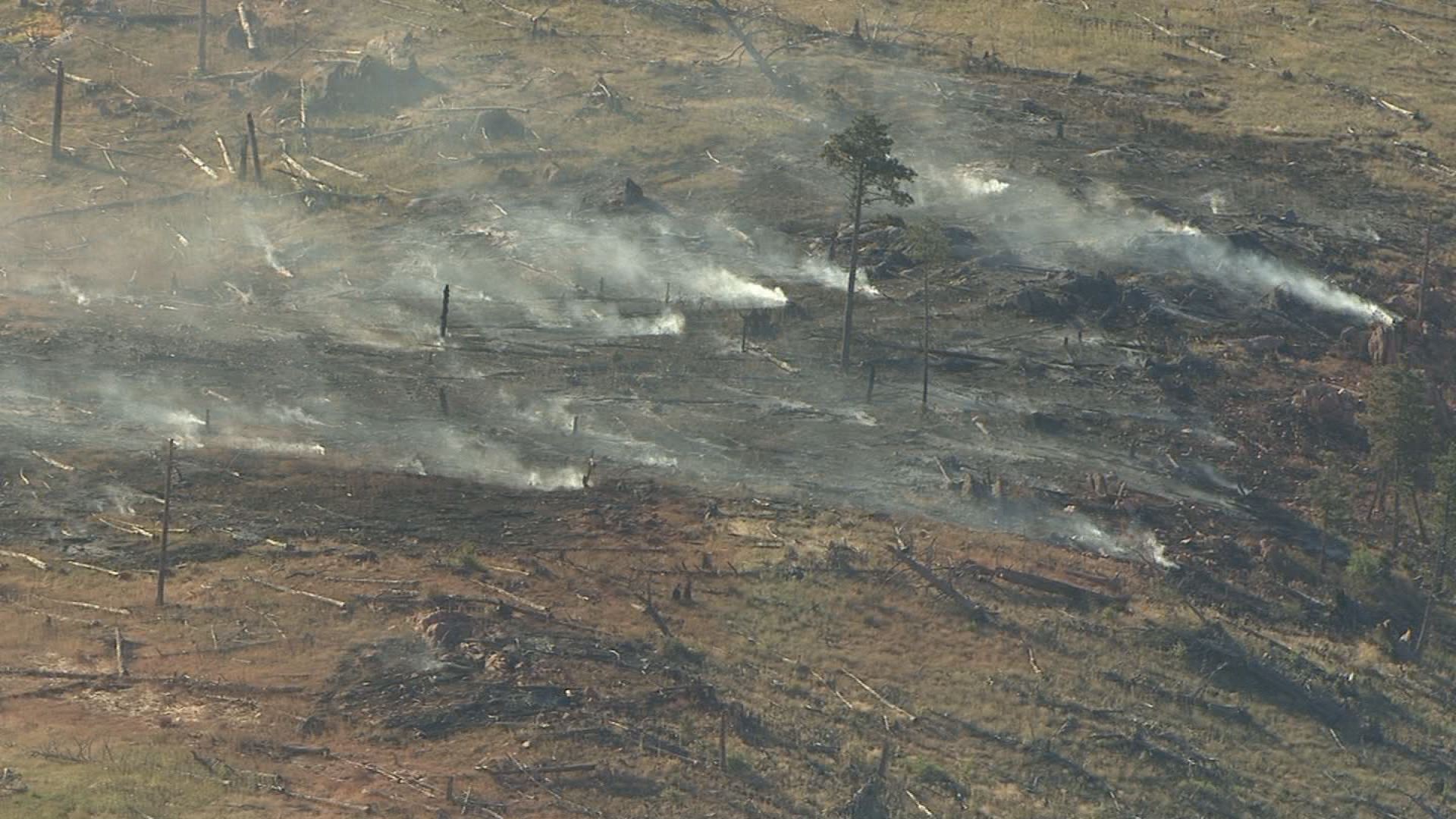 Firefighters contain 3 possible lightning strike fires | 9news.com