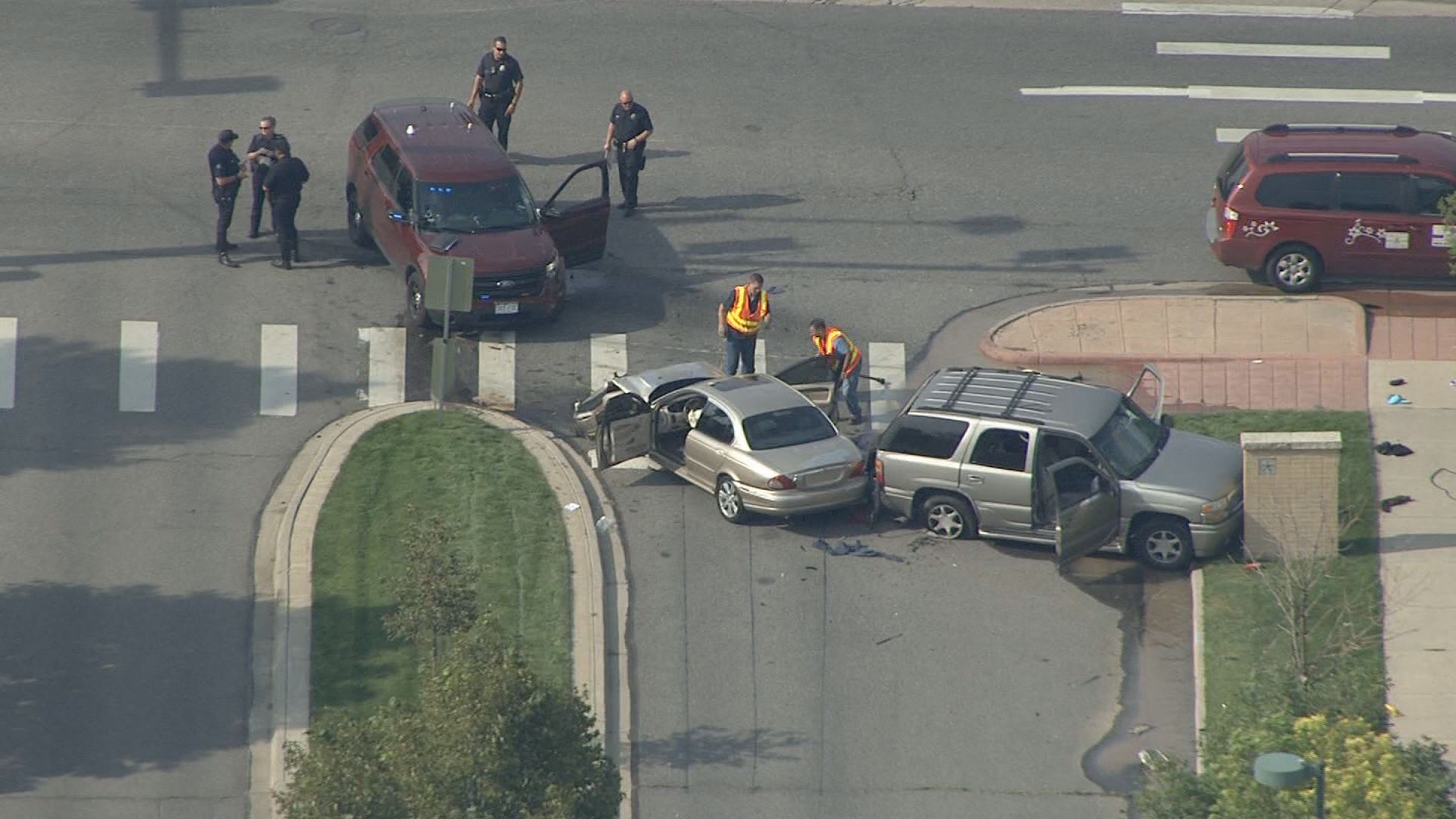 Severe injuries reported after car hits fire hydrant | 9news.com