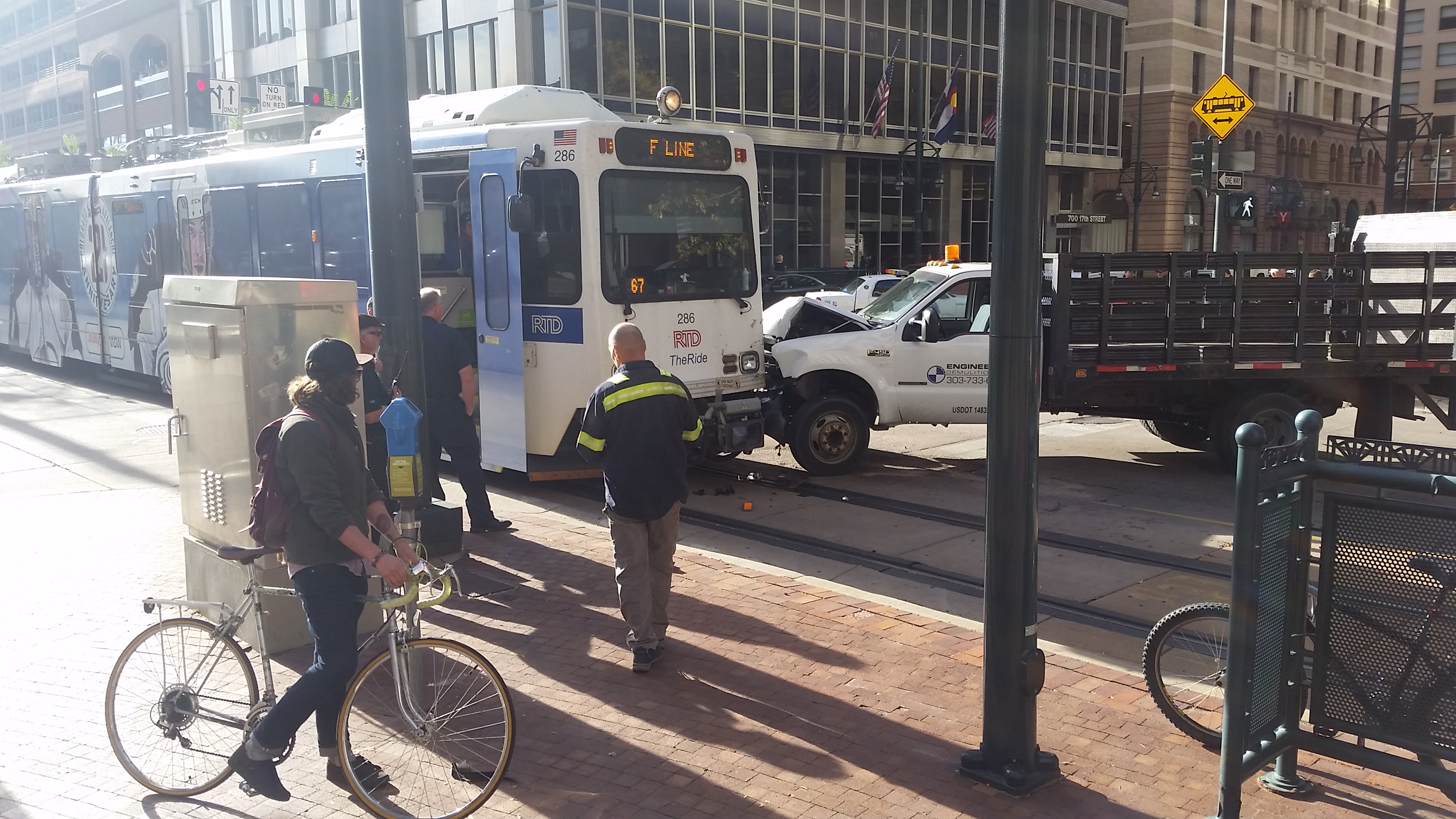 Downtown light rail service restored after accident | 9news.com