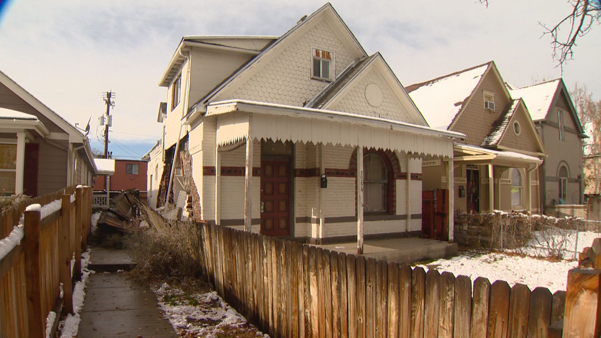 Partial house collapse in Denver | 9news.com