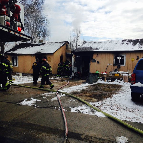 Firefighter burned in Denver house fire | 9news.com