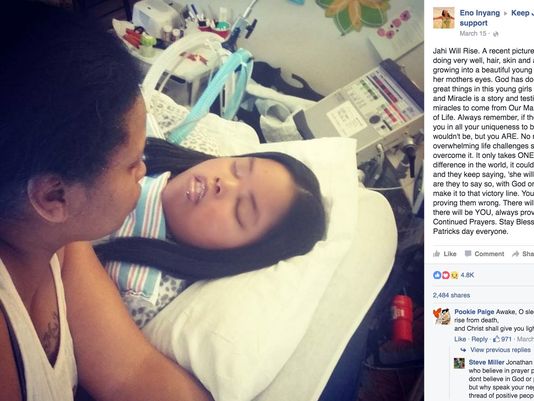 Jahi McMath, pronounced dead years ago, is 'healthy,' new photo claims ...