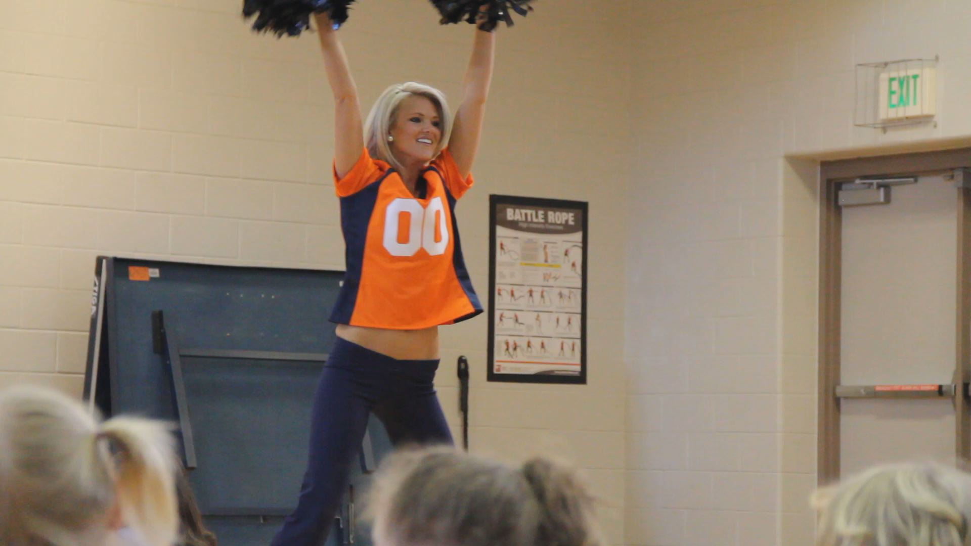 Broncos cheerleaders visit cheer camp honoring Jessica Ridgeway | 9news.com