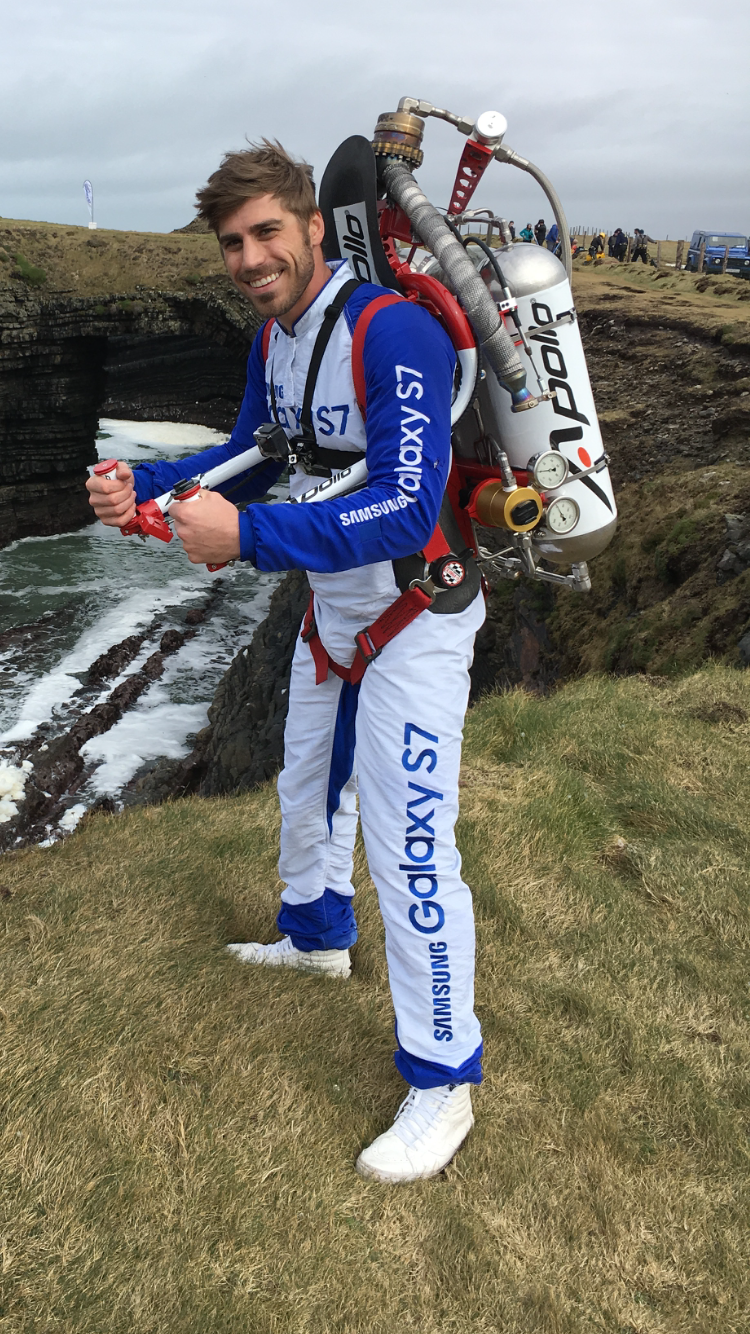 Man wearing jetpack hospitalized after falling 20 feet | 9news.com