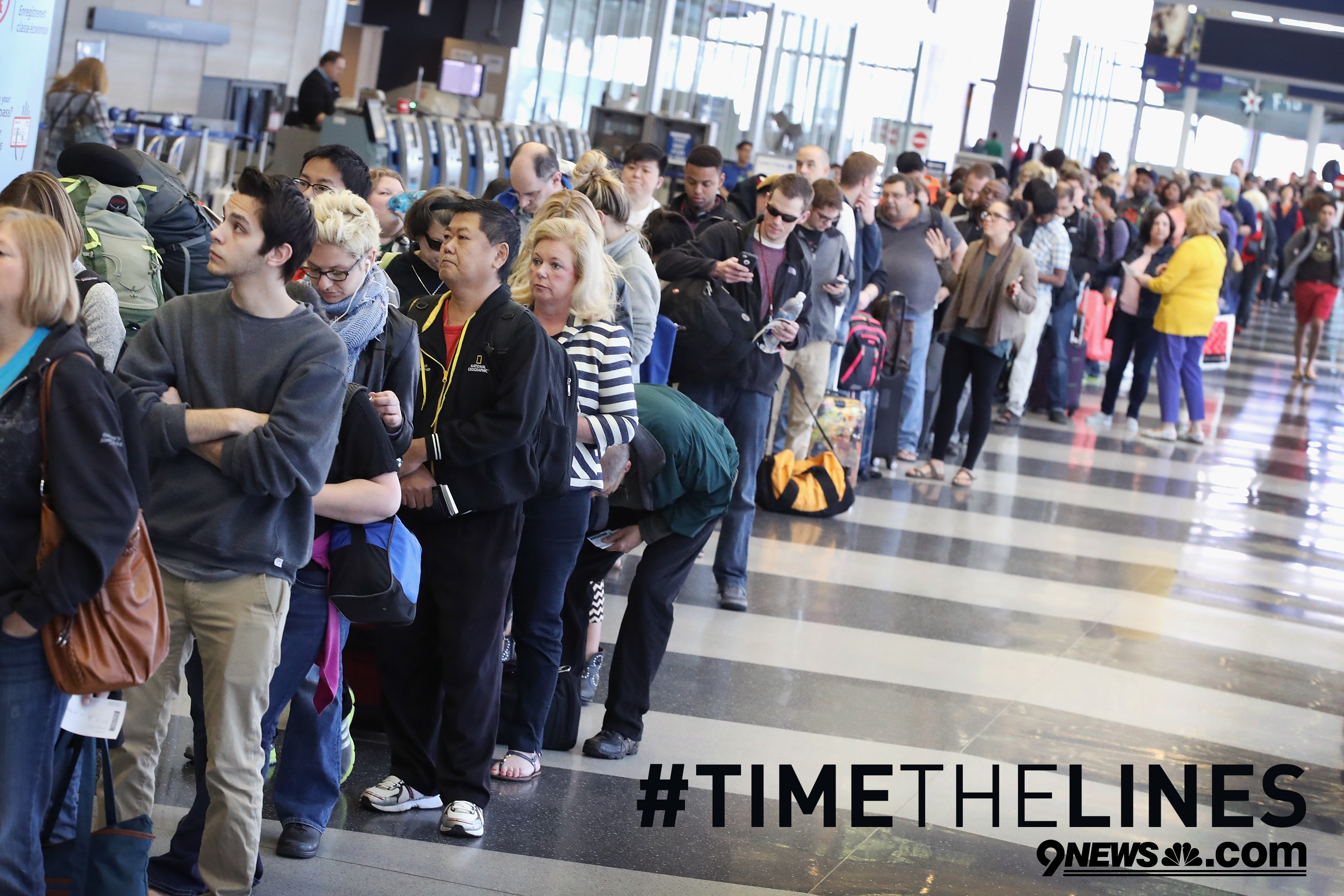 Help us #TimeTheLines: Send us your TSA line stories, photos | 9news.com