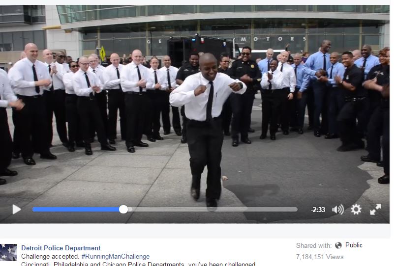 Detriot Police start the ‘Running Man' challenge | 9news.com