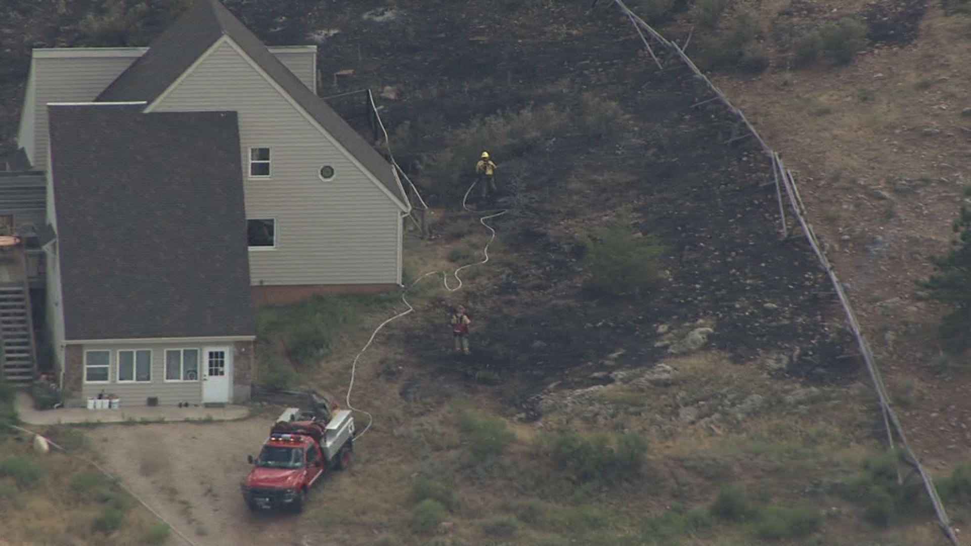 Crews fight grass fire in Loveland | 9news.com