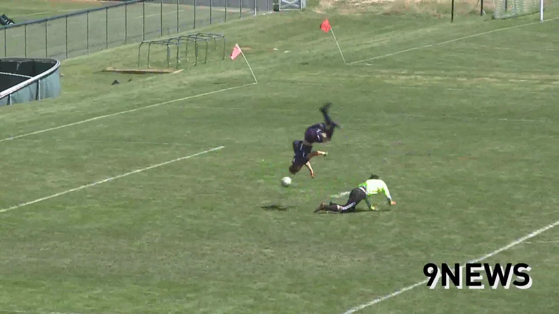 Craziest soccer goal you've ever seen (with a sad ending) | kare11.com