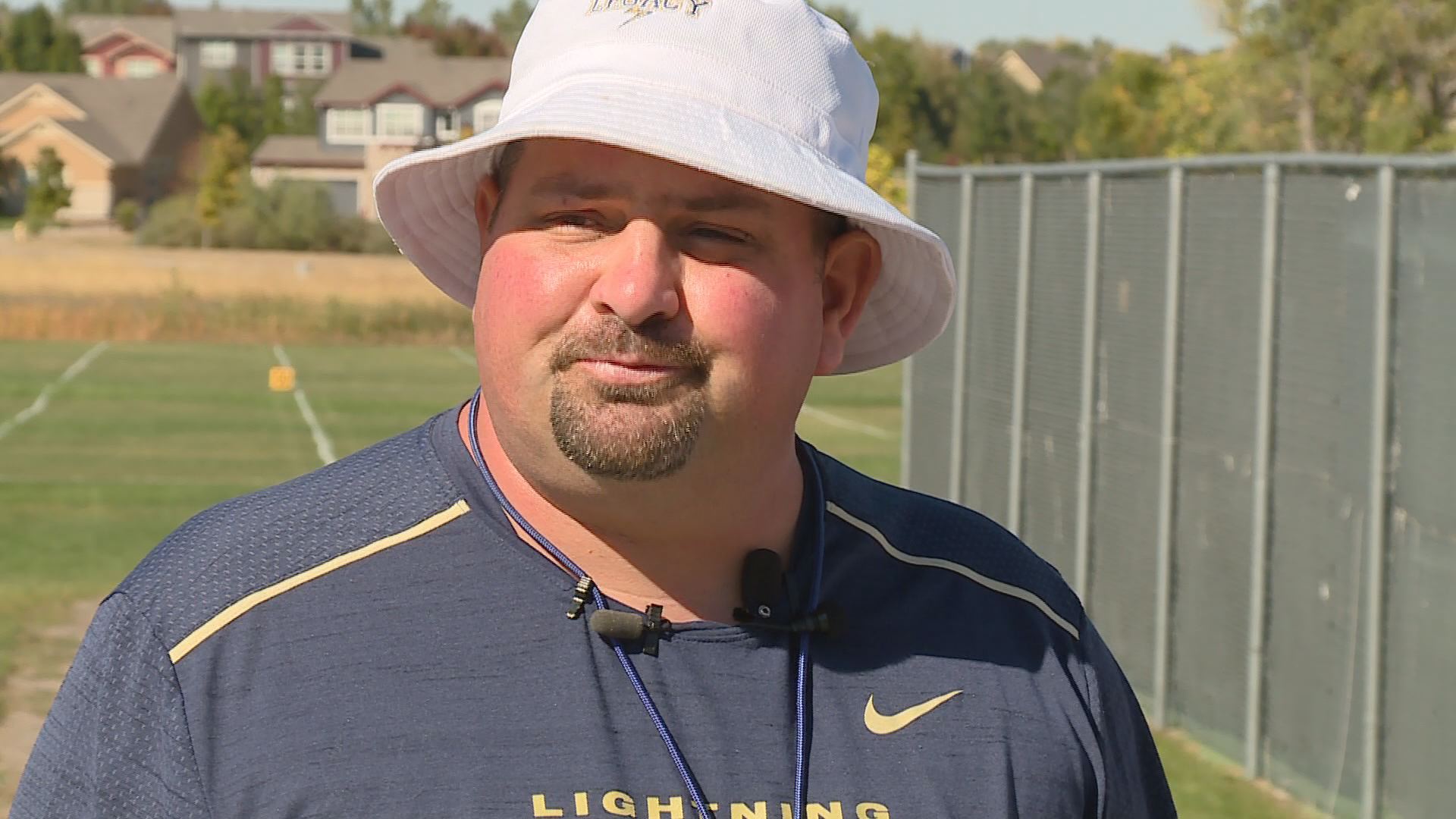 PHOTOS: Legacy head football coach returns to sidelines | 9news.com