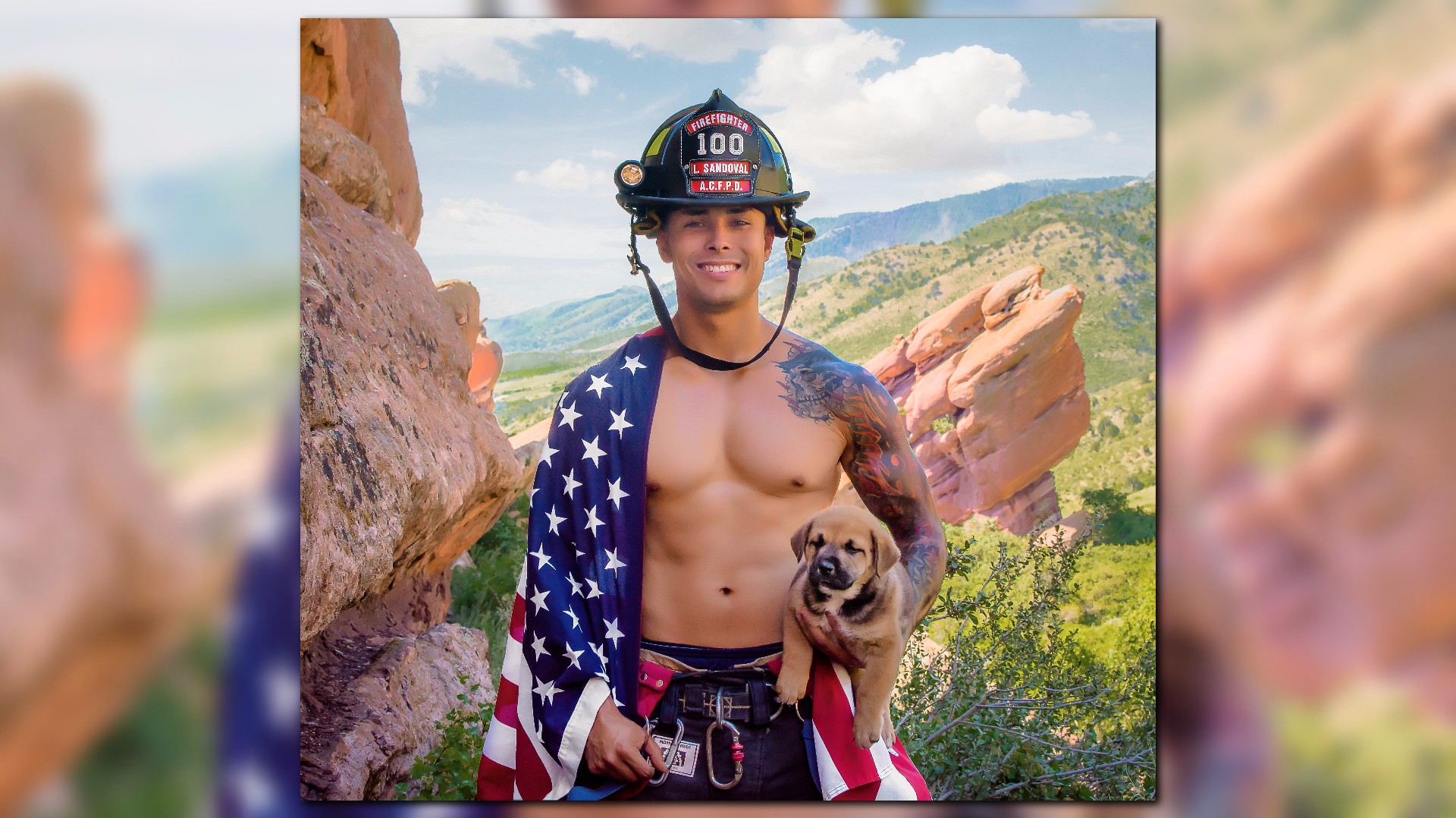 Heat up your holidays with the 2017 Fire Rescue Dogs calendar | 9news.com