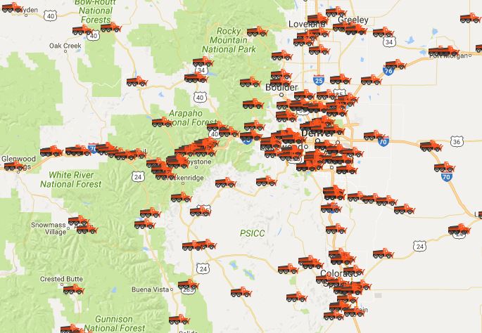This map will tell you where all the plows are | 9news.com
