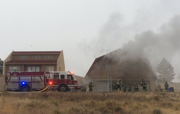 Garage containing marijuana grow catches fire in Foxfield | 9news.com