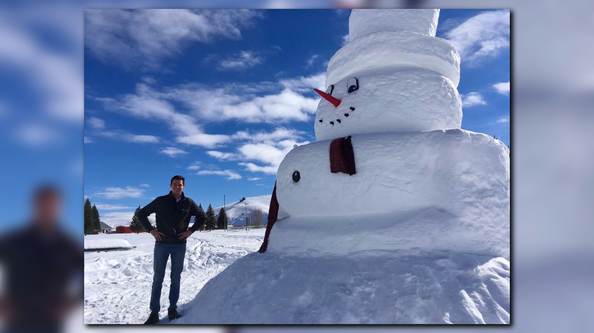 Most Colorado Thing: A guy made a 17-foot-tall snowman in Gunnison ...