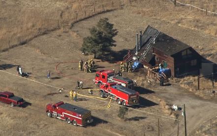House fire in Evergreen | 9news.com