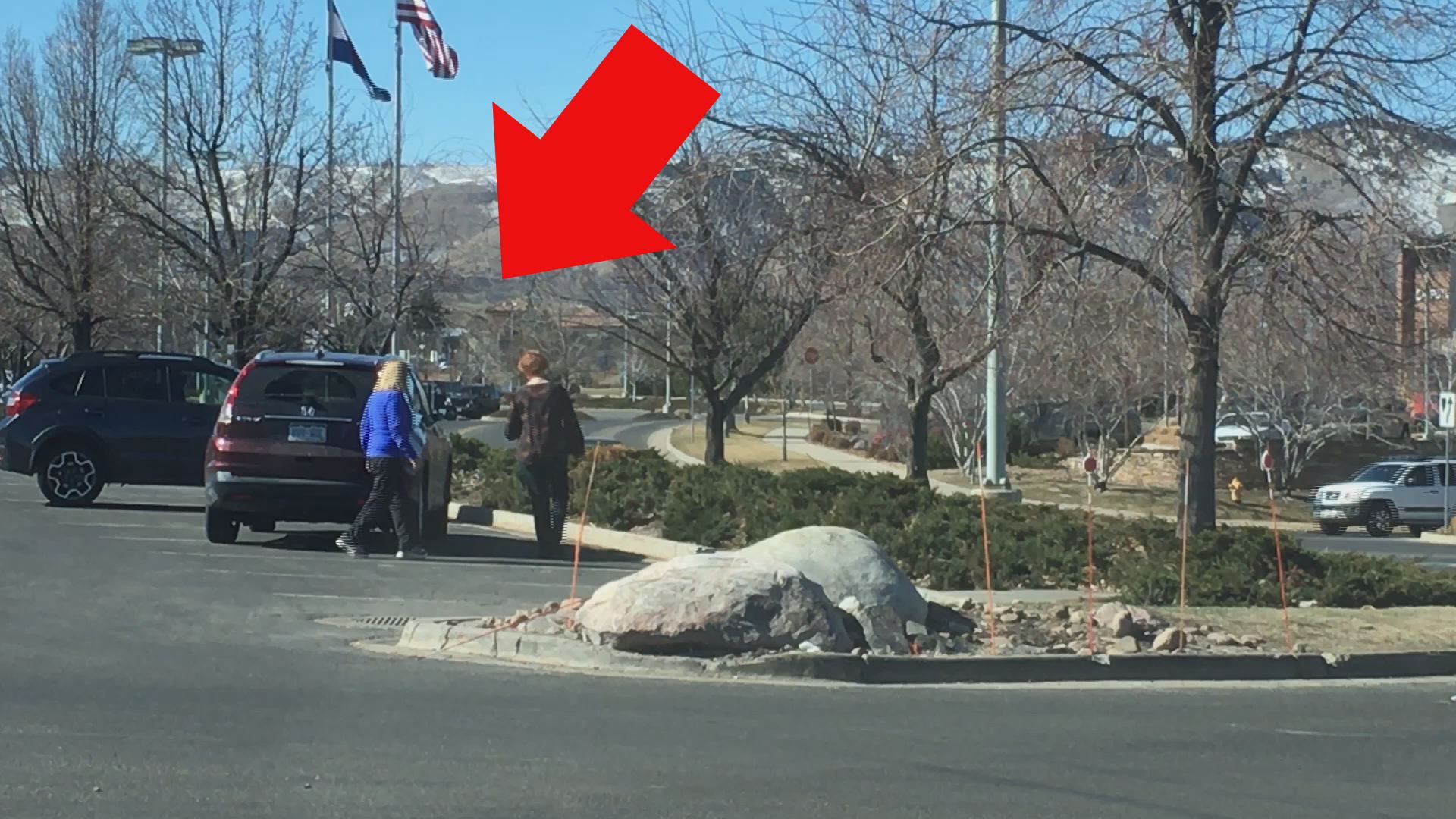 Reflector sticks are now surrounding the Target rock in the Colorado ...
