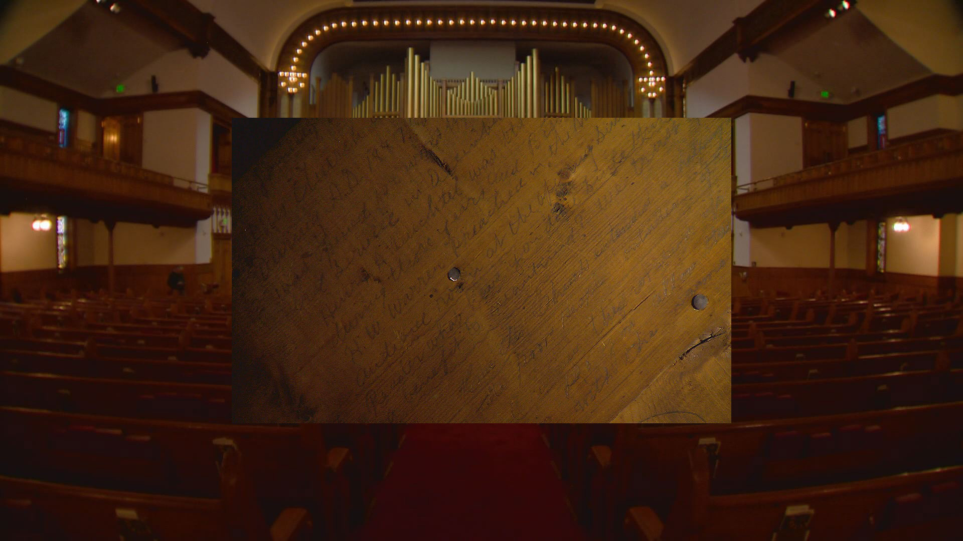 Message from 1889 hidden in rafters at Trinity United Methodist in ...