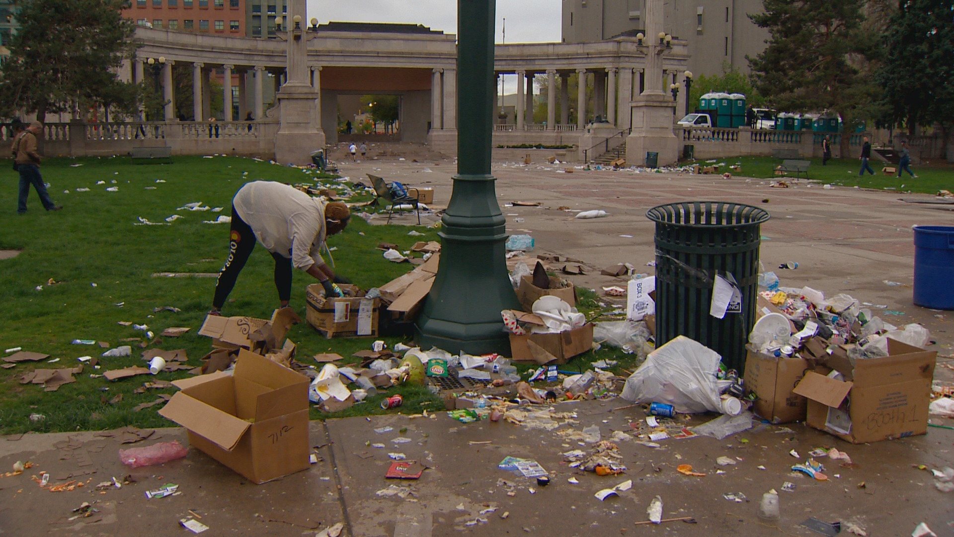 Trash left over from 420 rally causes community upset | 9news.com