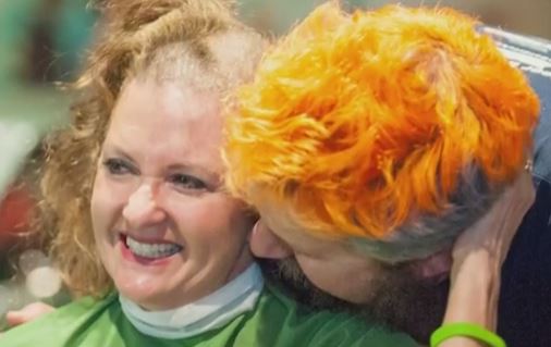 Parker Mayor Mike Waid dyed his hair for cancer awareness | 9news.com