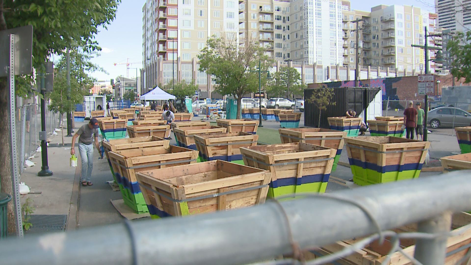 Temporary park to debut in Ballpark neighborhood next month | 9news.com