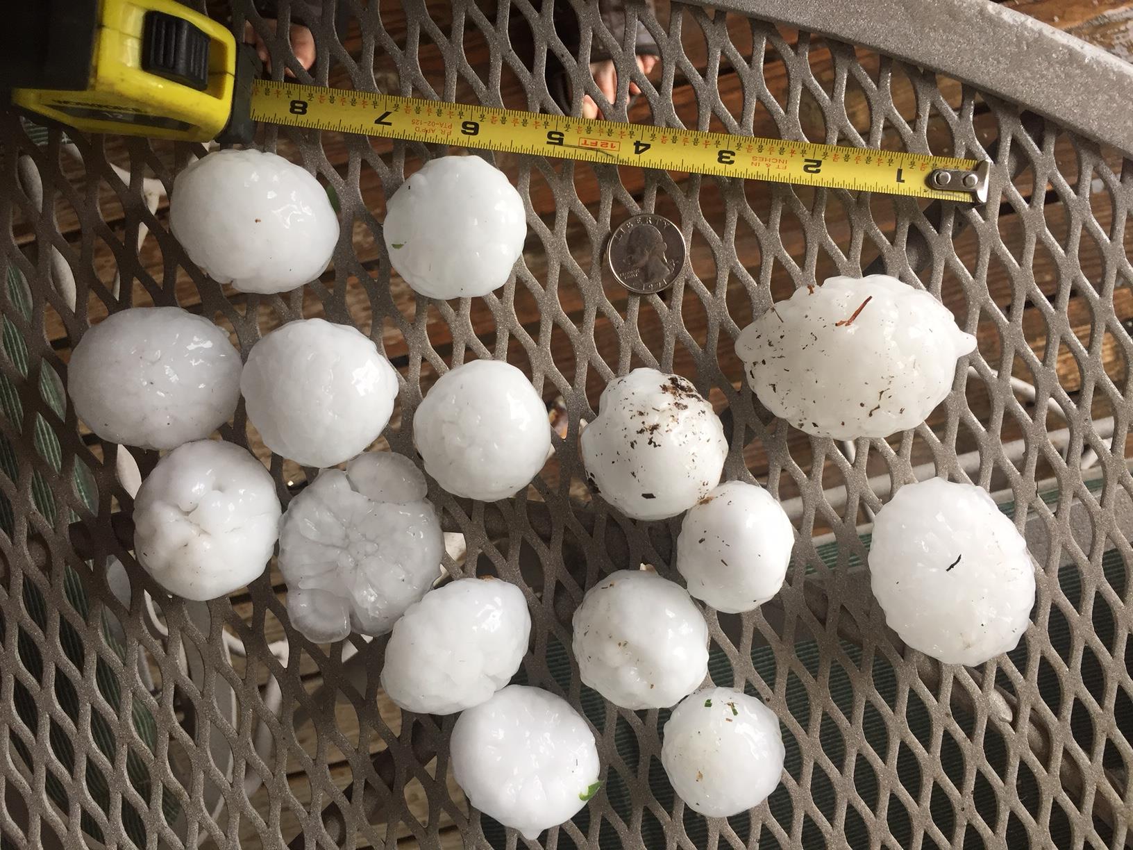 Check out this huge hail in northern Colorado | 9news.com