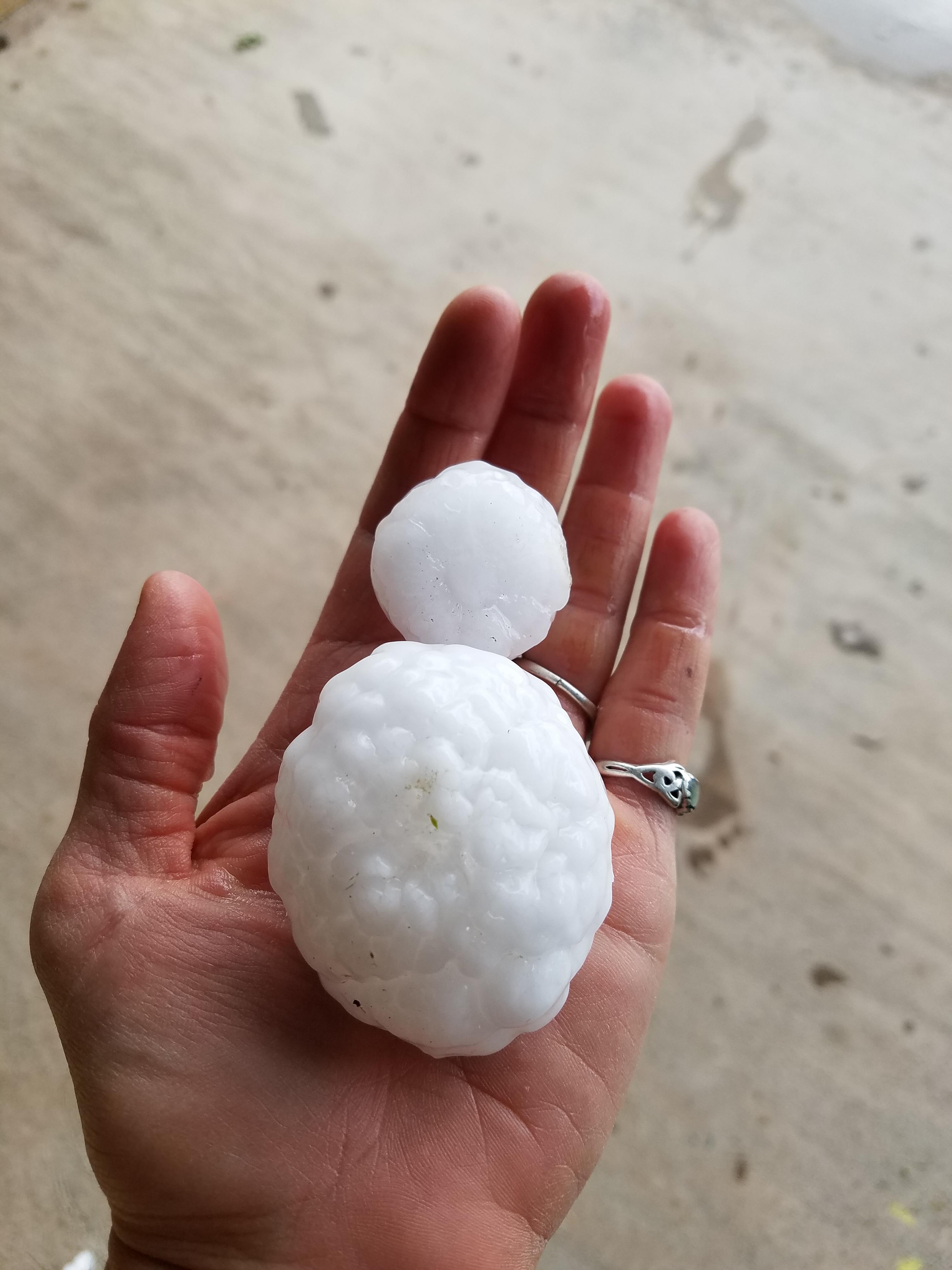 Check out this huge hail in northern Colorado | 9news.com