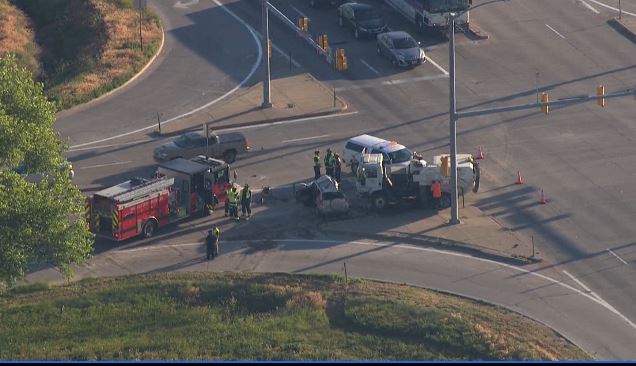 CSP: Street sweeper runs red light, involved in fatal wreck | 9news.com