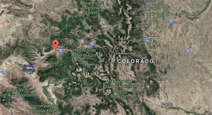 Wildfire burning in rugged terrain near Rifle | 9news.com