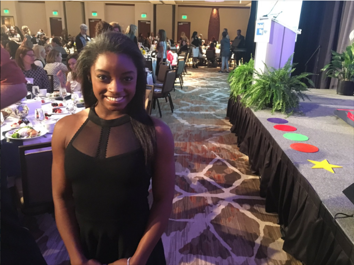 Olympic champion Simone Biles talks Hurricane Harvey, her story at ...
