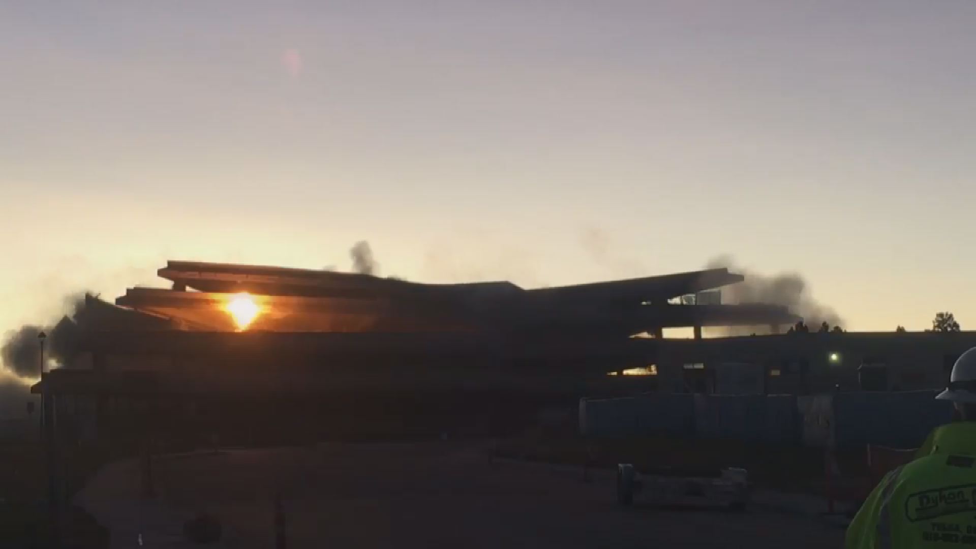 Building implosion makes way for new development | 9news.com