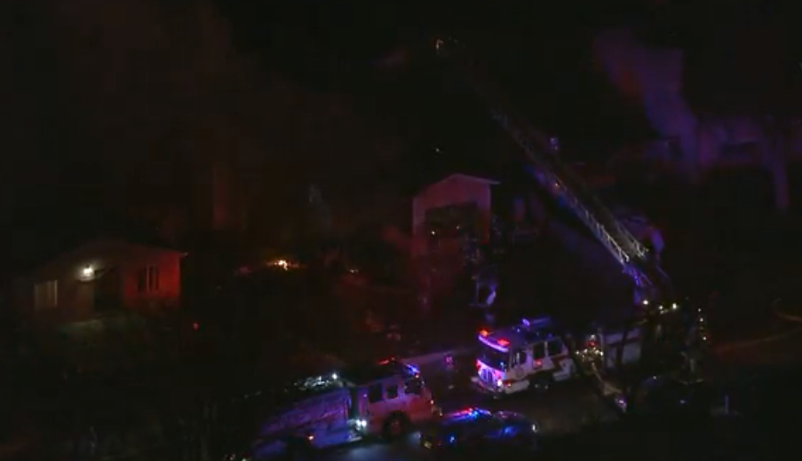 House fire near 56th and Monaco impacting area | 9news.com