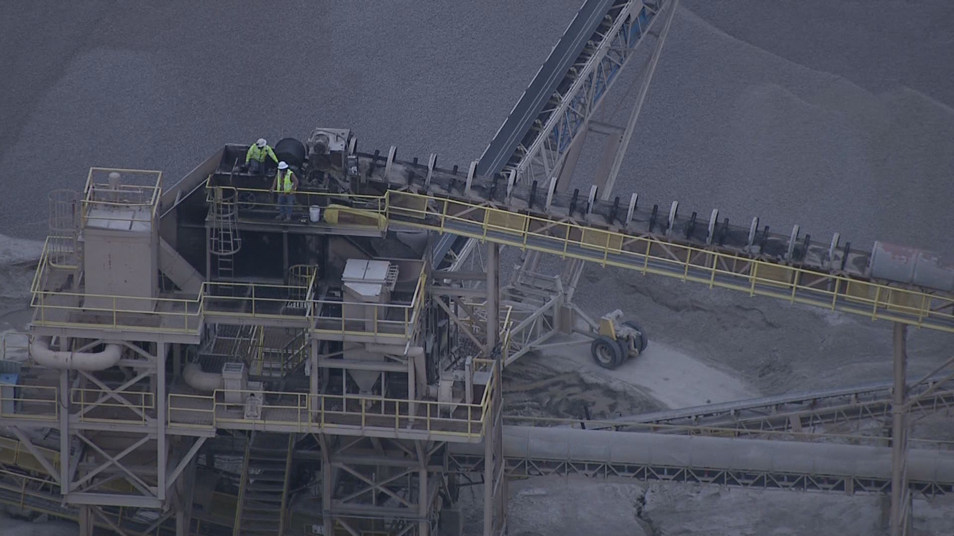 Gusty winds spark fire at Morrison quarry | 9news.com