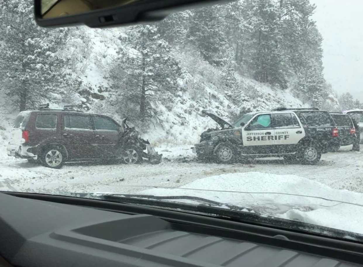 Deputy minorly injured in head-on crash | 9news.com